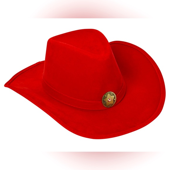 Spirit | Accessories | Spirit Halloween Red Cowboy Hat | Poshmark